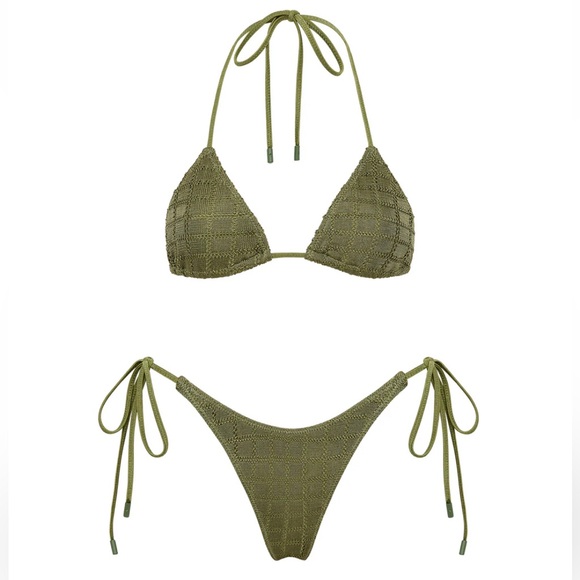 Triangl Swimwear Swim Triangl Vinca Pine Bikini Poshmark